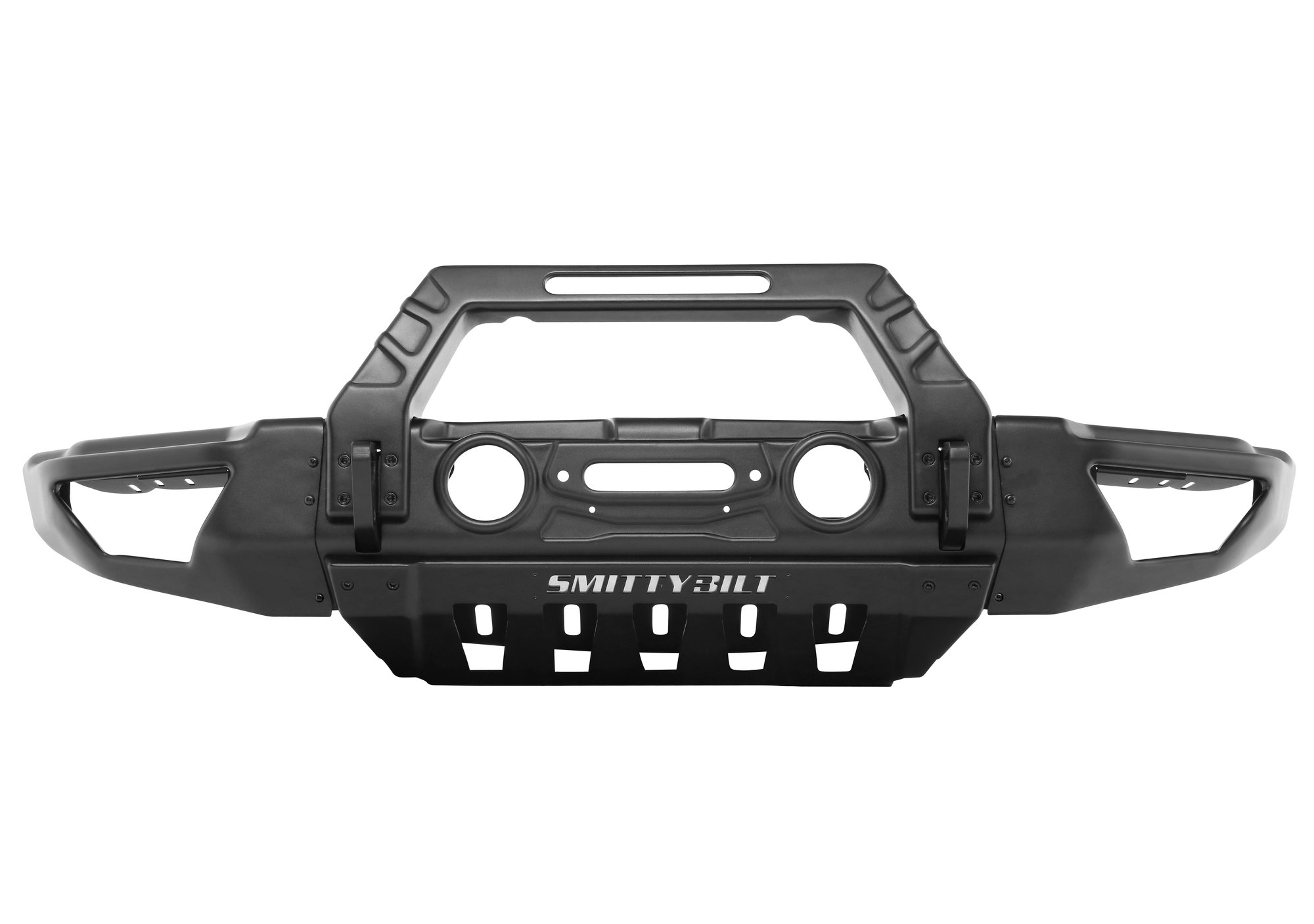 Smittybilt 76730 Stryker Front Bumper for 07-23 Jeep Wrangler JK, JL, & Gladiator JT | Quadratec